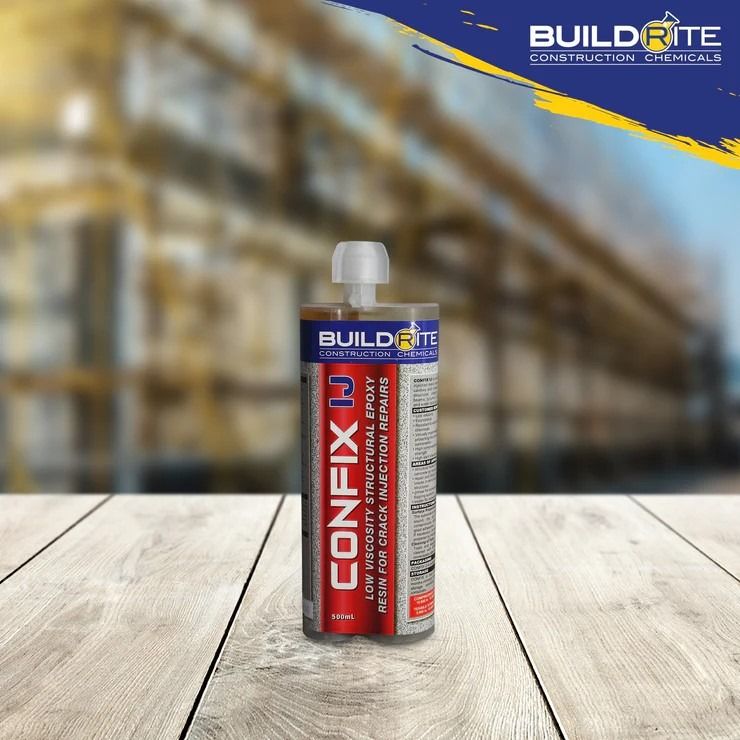 BUILDRITE CONFIX IJ LOW VISCOSITY STRUCTURAL EPOXY (450ml set or 3kg set), Commercial ...