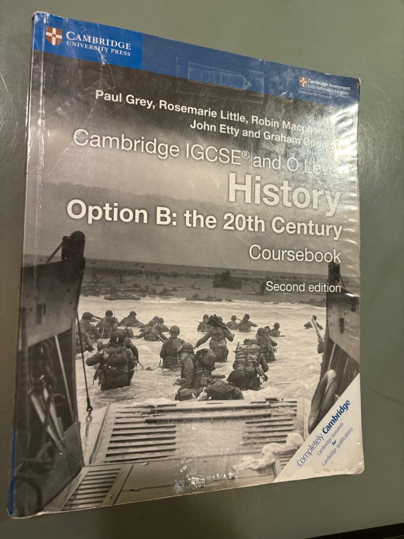 Cambridge IGCSE and O level History Option B:the 20th Century Coursebook (second edition ...