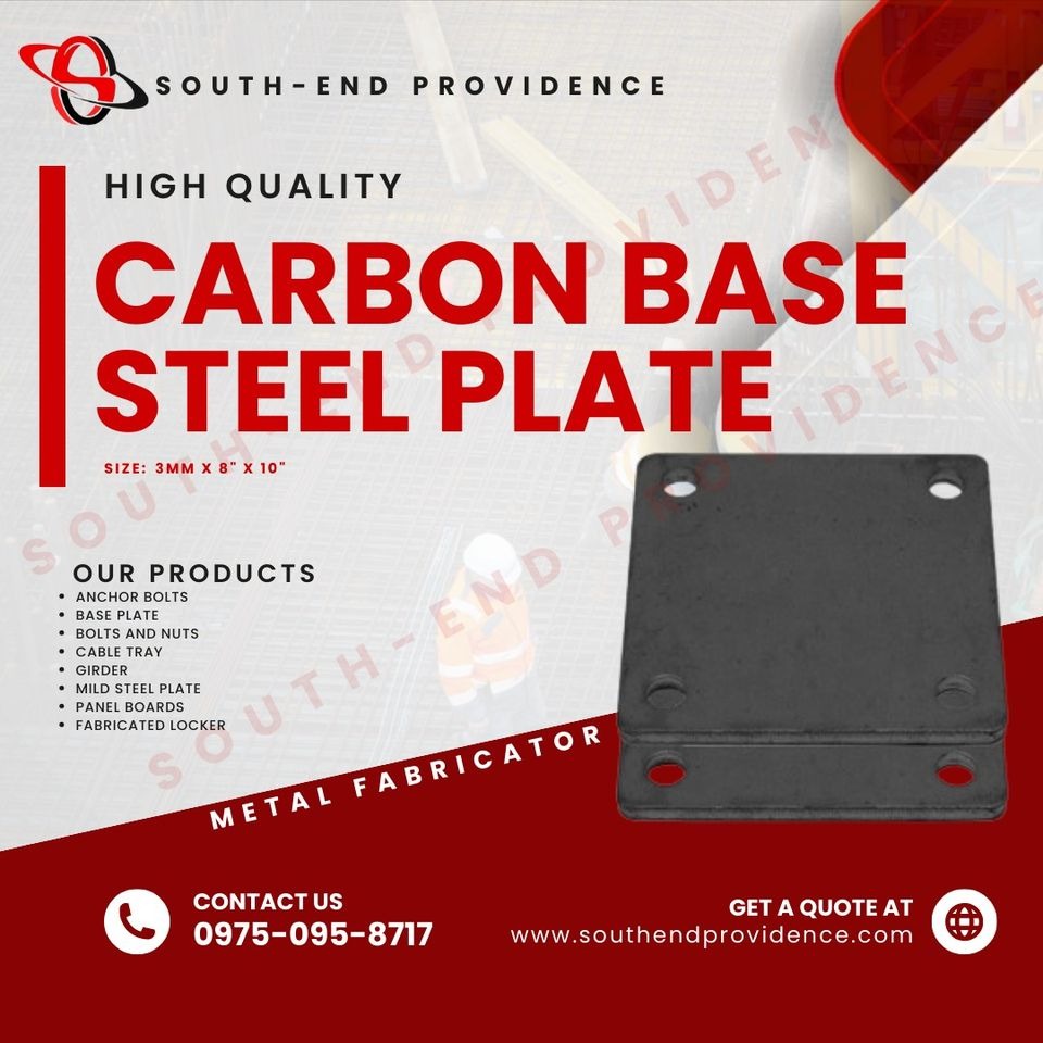 Carbon Steel Plate 3mm x 8" x 10" | Base Plate, Commercial & Industrial ...