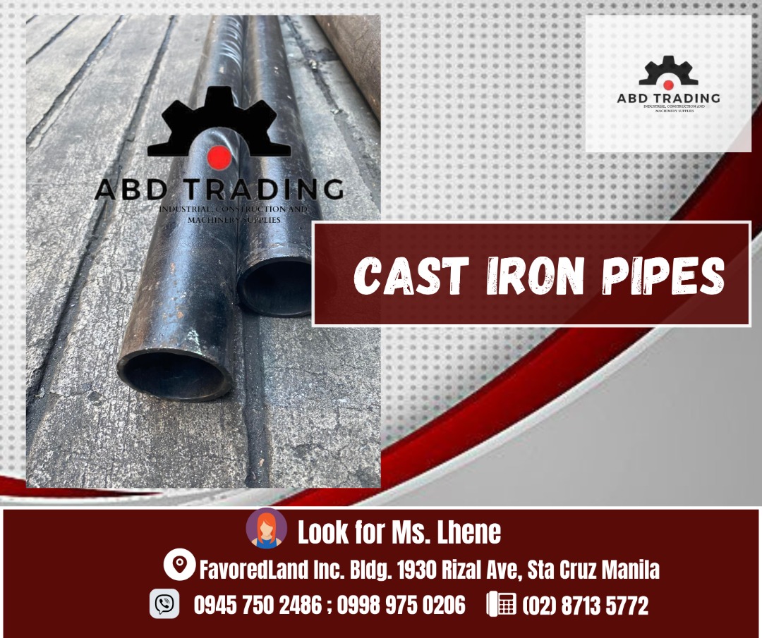 CAST IRON PIPES, Commercial & Industrial, Construction Tools ...
