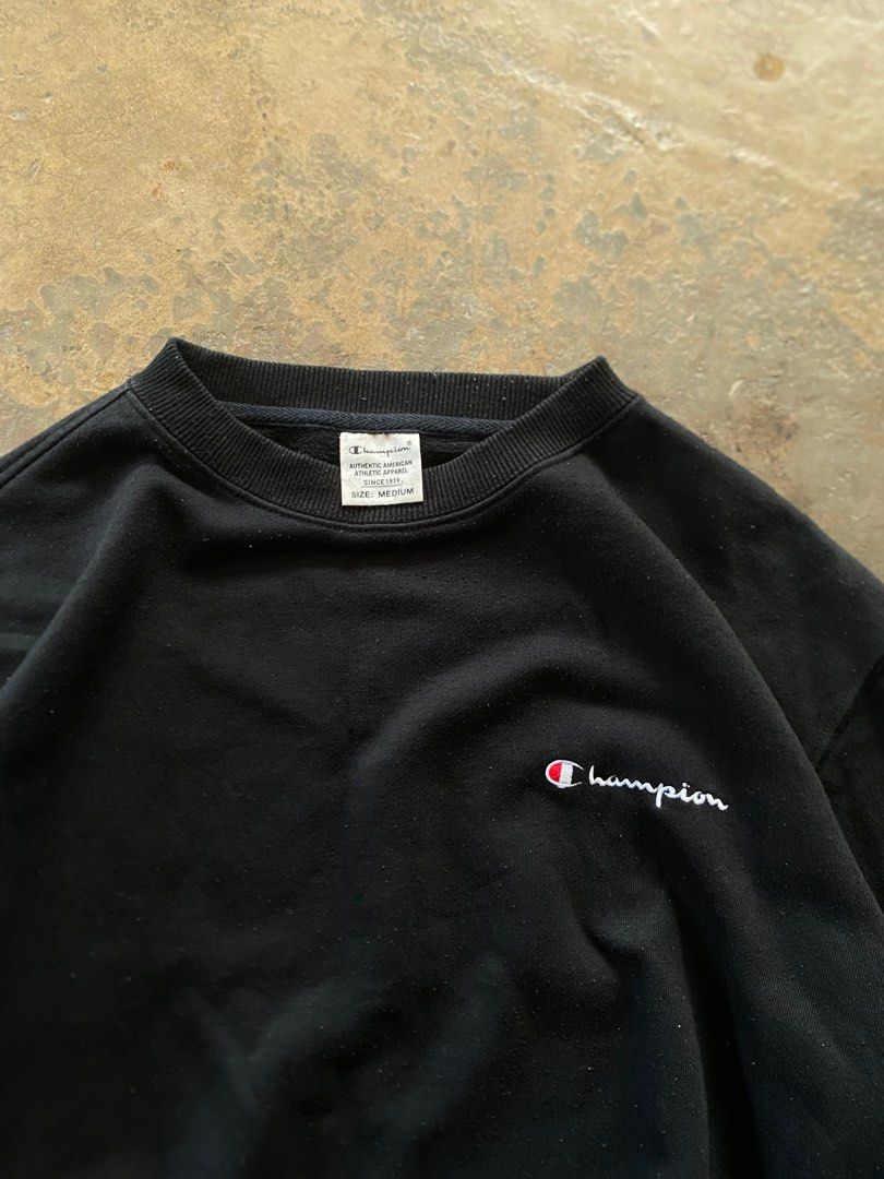 CHAMPION SIDE LOGO SPELLOUT, Men's Fashion, Tops & Sets, Hoodies on ...