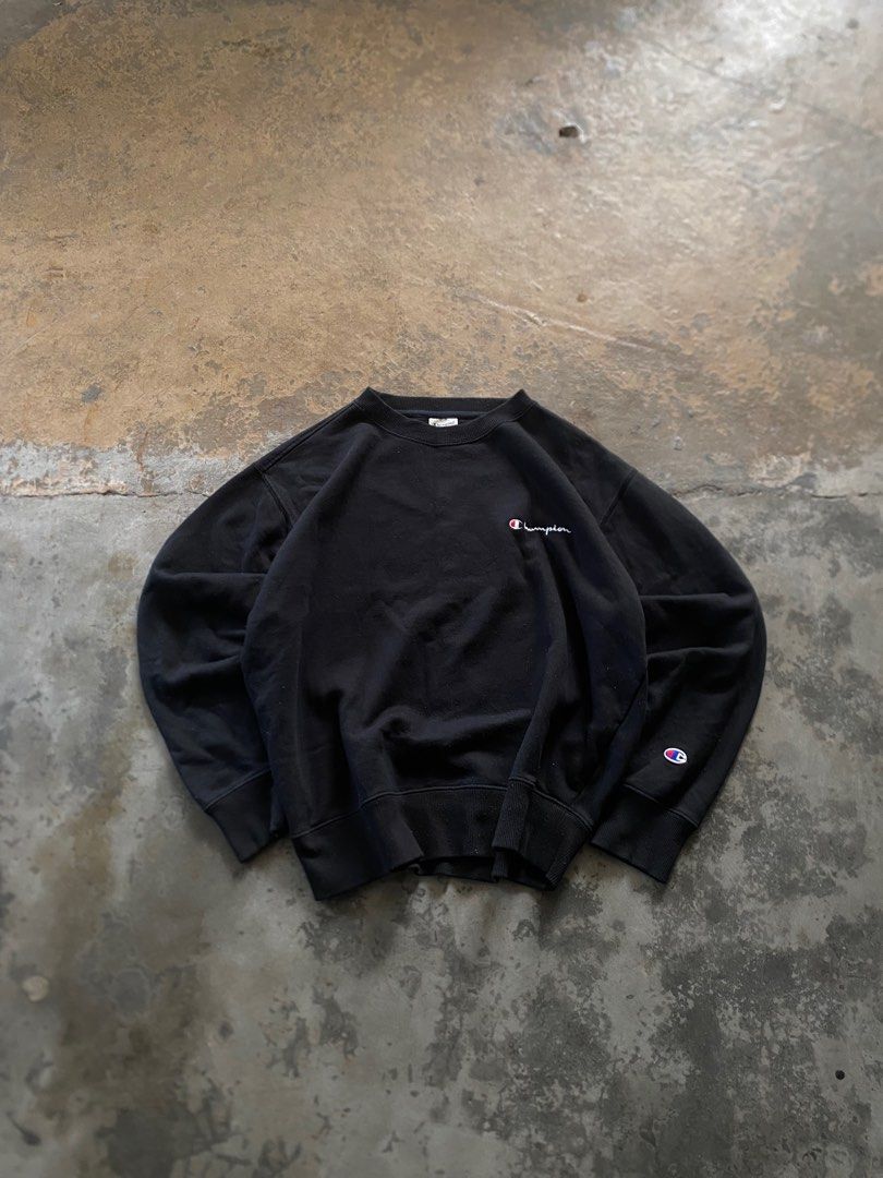 CHAMPION SIDE LOGO SPELLOUT, Men's Fashion, Tops & Sets, Hoodies on ...