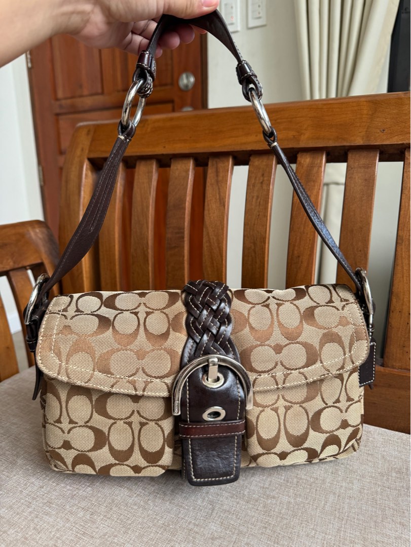 Coach Signature Soho Bag, Luxury, Bags & Wallets on Carousell