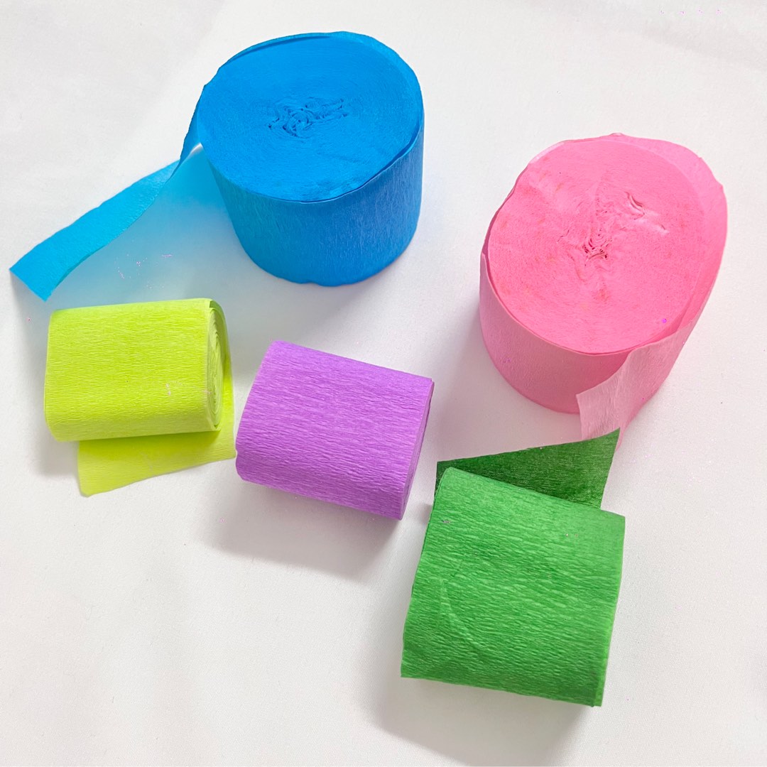 Crepe Colour Paper Rolls, Hobbies & Toys, Stationery & Craft, Handmade ...