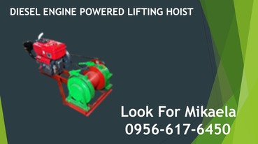 DIESEL ENGINE POWERED LIFTING HOIST, Commercial & Industrial ...