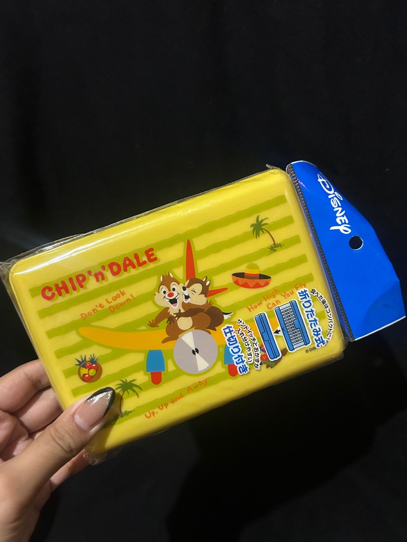 Disney Chip and Dale foldable Lunch box, Furniture & Home Living ...