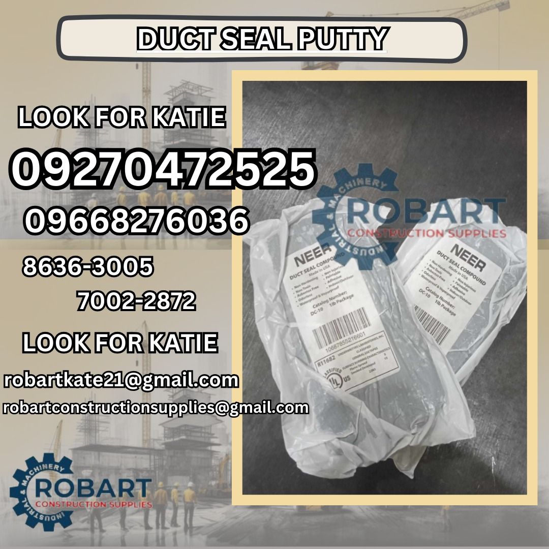 DUCT SEAL PUTTY, Commercial & Industrial, Construction Tools ...