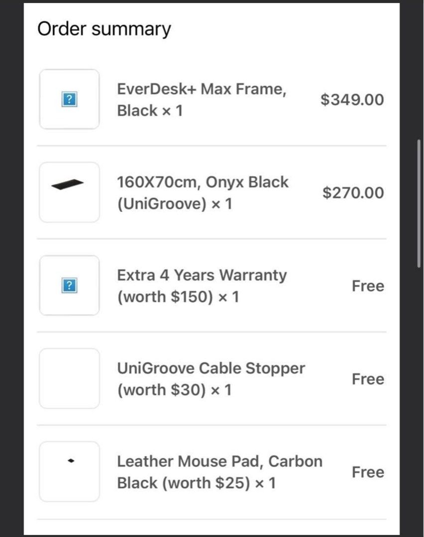 Everdesk Ever Desk Ergonomic Ergo Standing Desk Height Adjustable Table ...