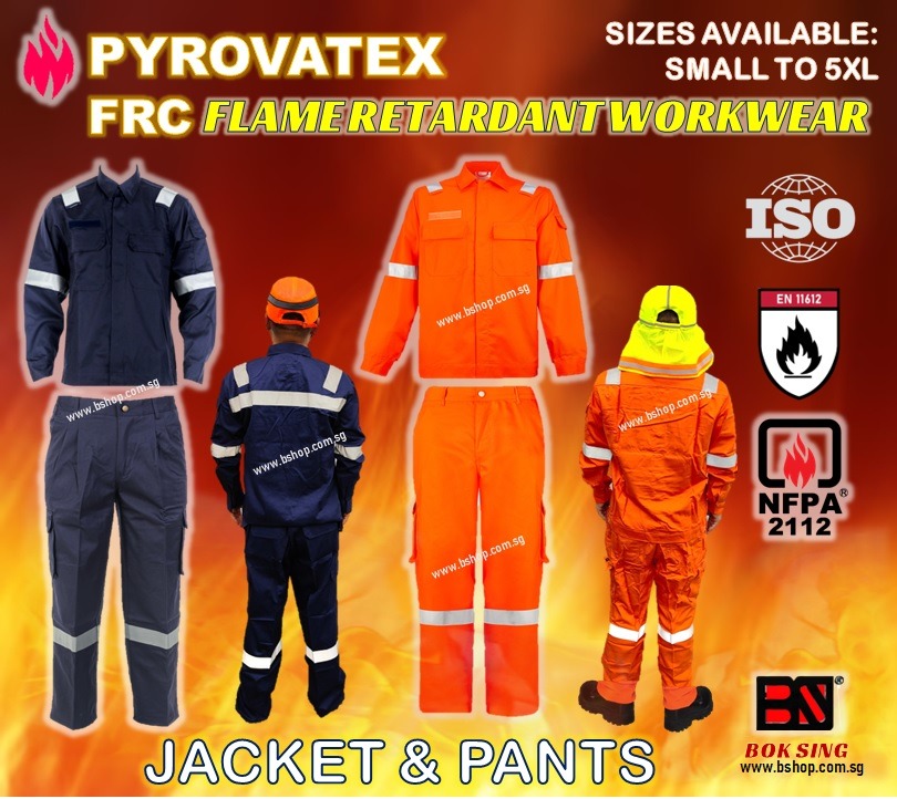 FRC JACKET PANTS/FIRE RESISTANCE/ FLAME RETARDANT SAFETY WORKWEAR ...