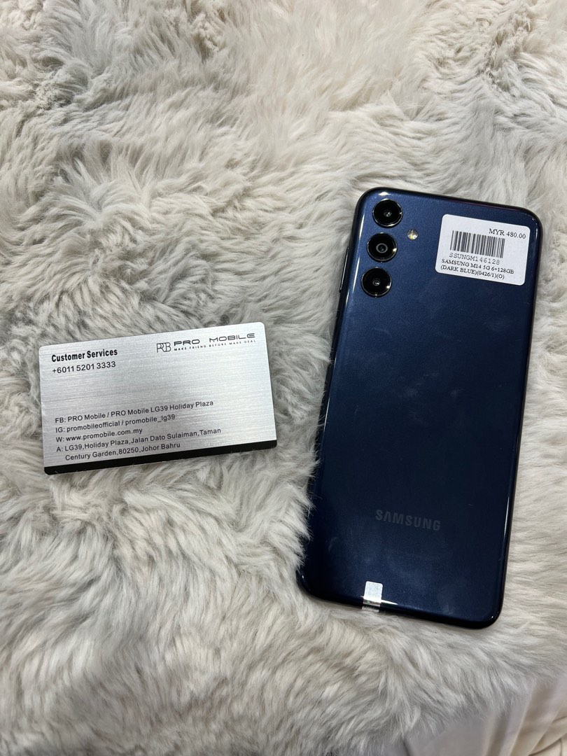 Galaxy M14 5G 128GB Light Blue, Mobile Phones & Gadgets, Mobile Phones ...
