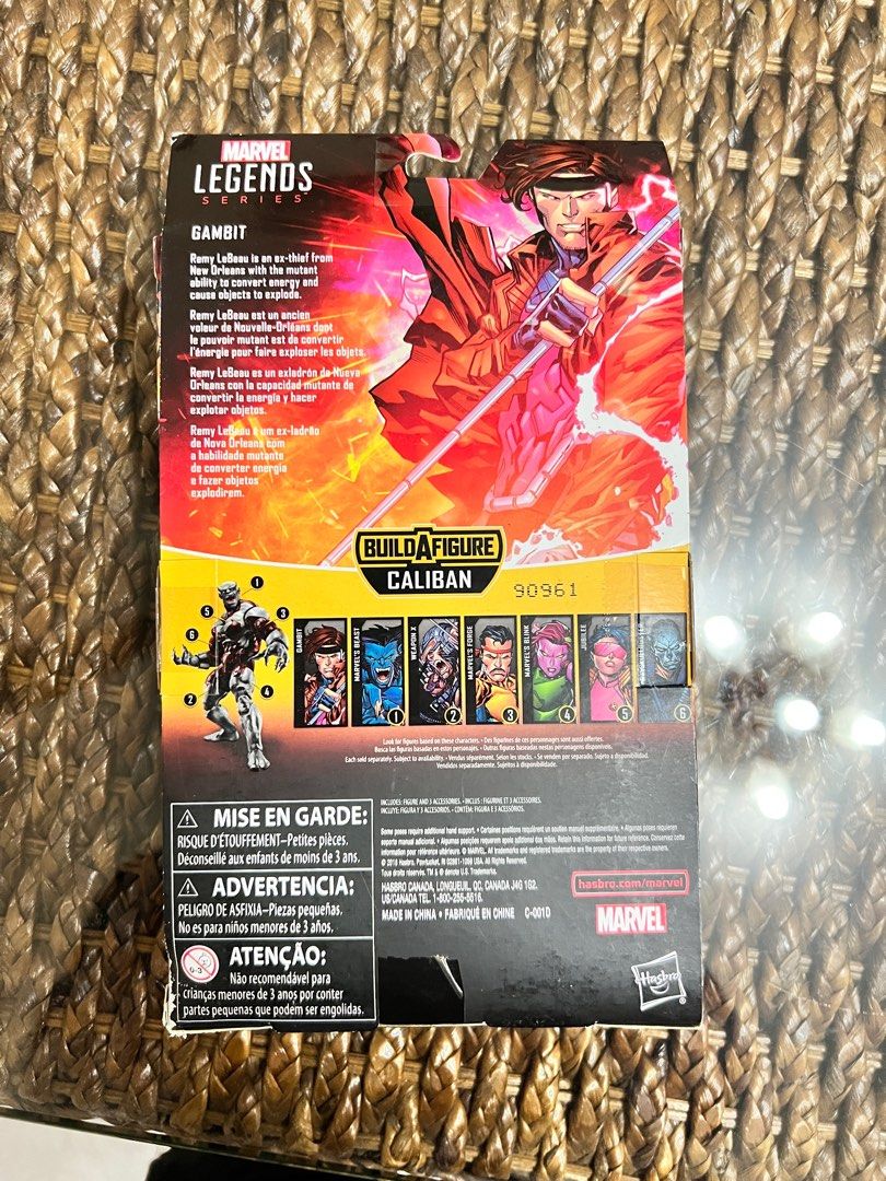Gambit (Marvel Legends) - Caliban baf wave, Hobbies & Toys, Toys ...