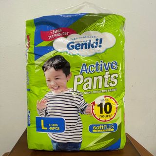 Genki Tape Diapers Large L20 (20pcs per pack), Babies & Kids, Bathing ...