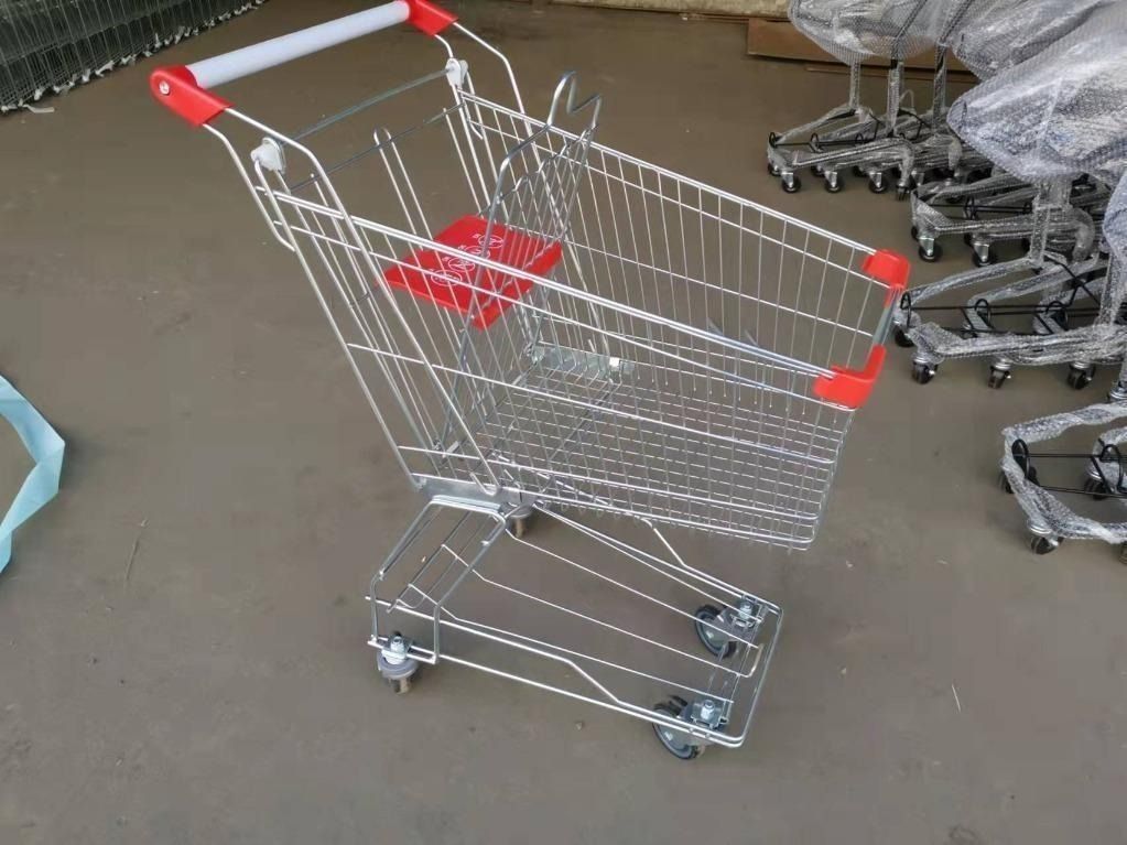 Grocery Push Cart / Shopping Pushcart / Shopping Push Cart Trolley 100L ...
