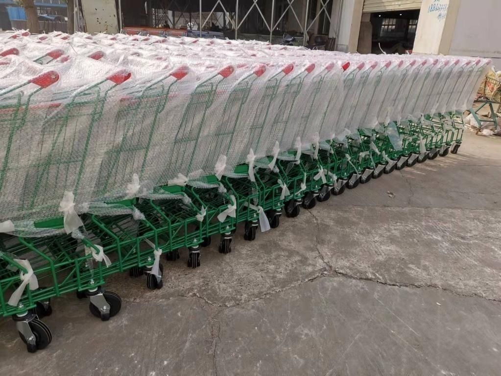 Grocery Push Cart / Shopping Pushcart / Shopping Push Cart Trolley 100L ...