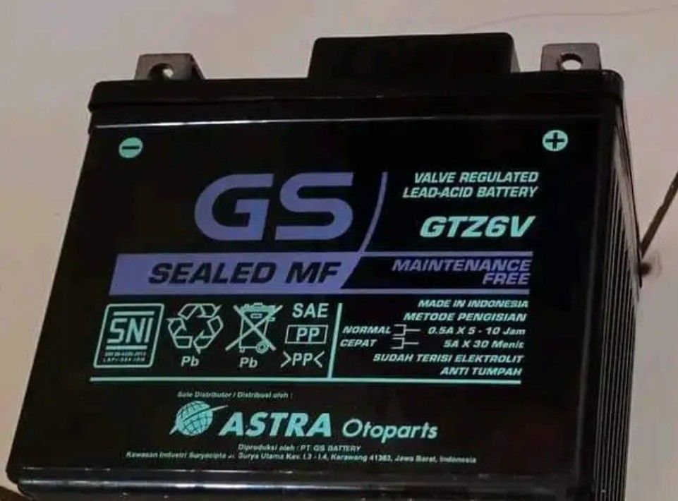 GS GTZ6V (Battery), Motorbikes, Motorbike Parts & Accessories, Other ...