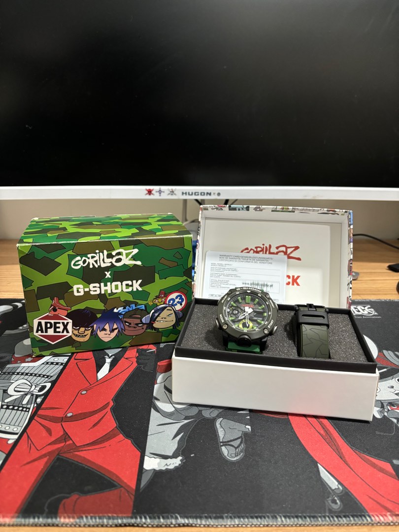 G-shock X Gorillaz GA-2000GZ-3 Limited Edition Special Collaboration ...