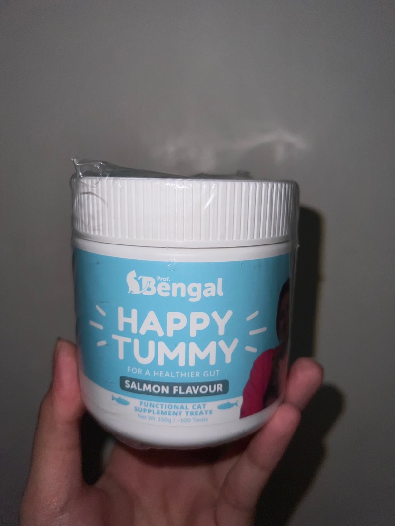 Happy Tummy Cat Supplement Treat, Health & Nutrition, Health ...