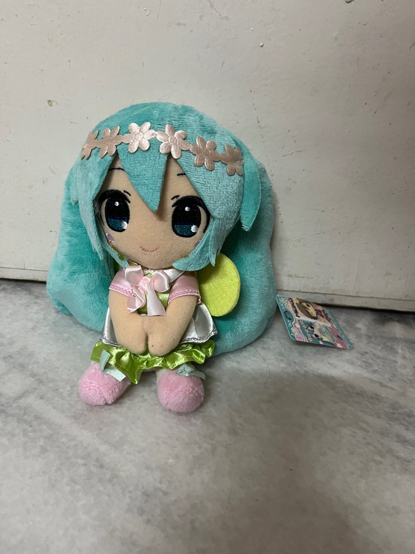 Hatsune Miku Spring Plush Toy, Hobbies & Toys, Toys & Games on Carousell