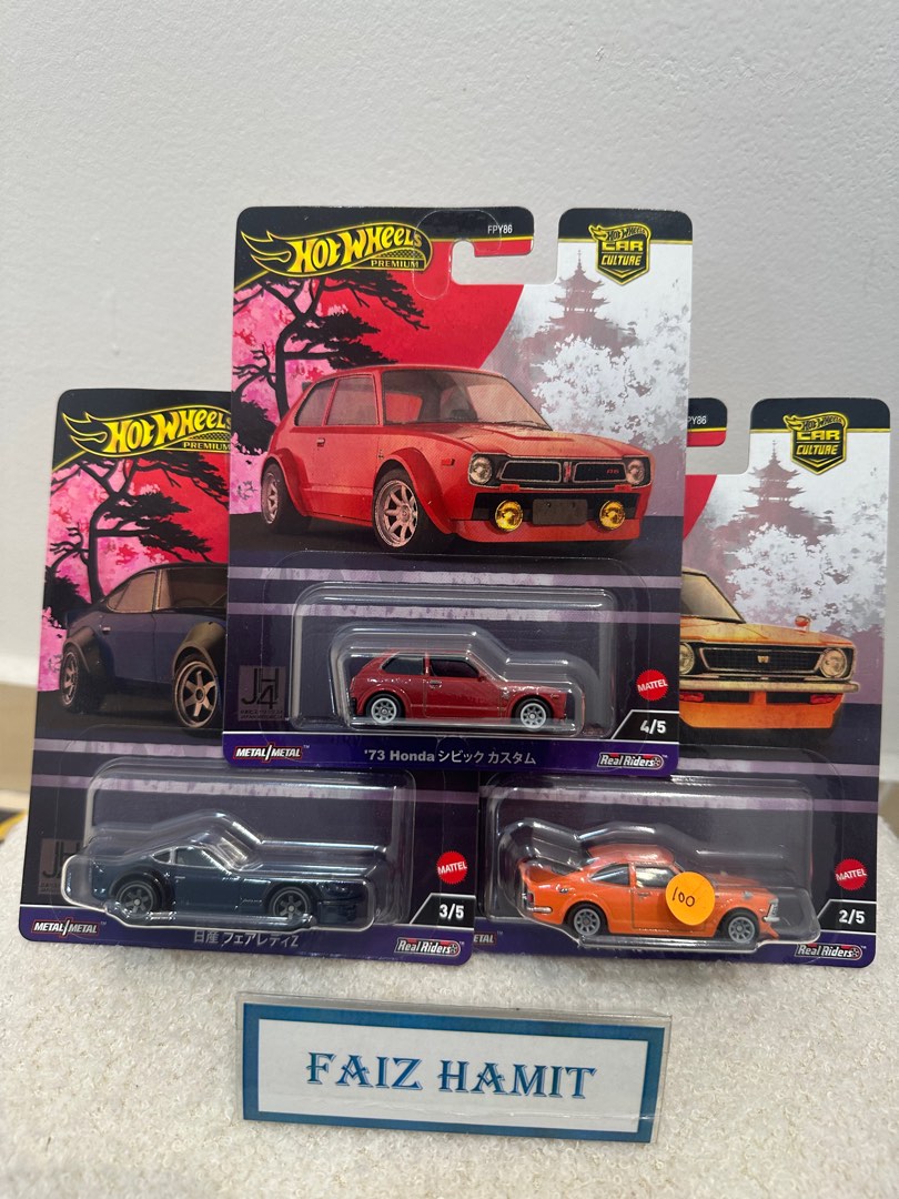 Hot Wheels Japan Historic 4 (JH4) lot of 3, Hobbies & Toys, Toys ...