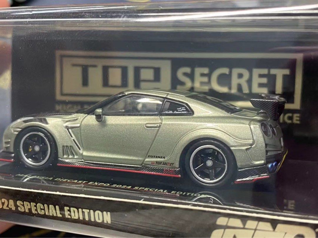 Inno64 MDX GTR R-35 Top Secret 1:64 scale Diecast Car Expo 2024 Special ...