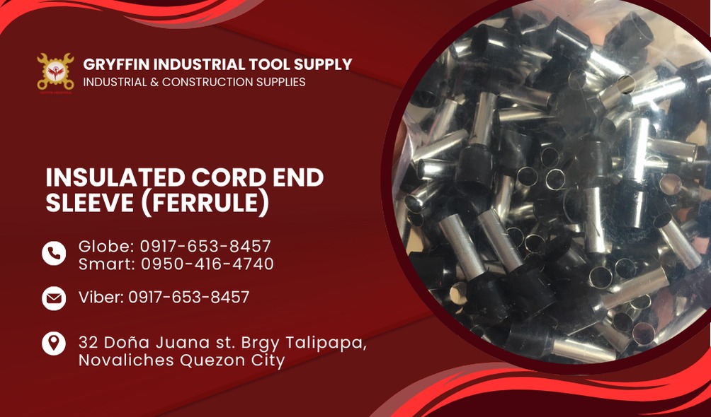 INSULATED CORD END SLEEVE (FERRULE) 6MM, Commercial & Industrial ...