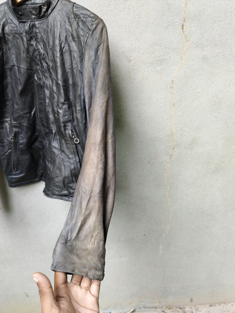 International gallery by beam leather jacket riri zipper, Women's ...