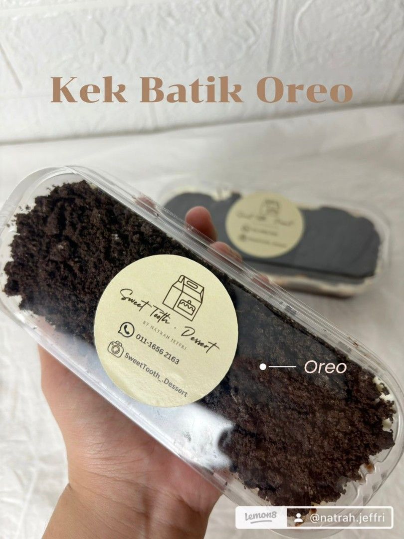 Kek Batik Oreo, Food & Drinks, Homemade Bakes on Carousell