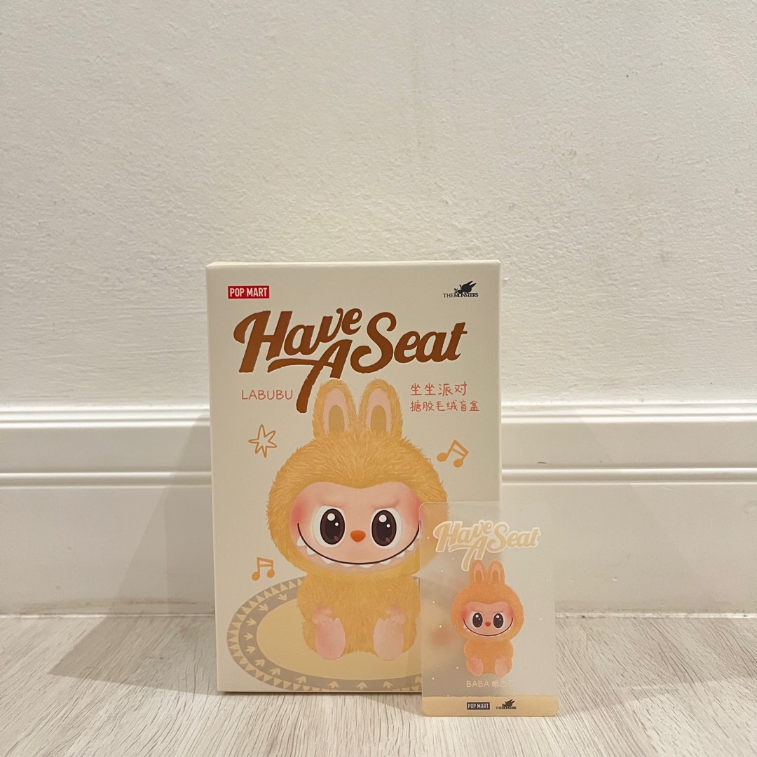 Labubu Have a Seat Baba, Hobbies & Toys, Toys & Games on Carousell