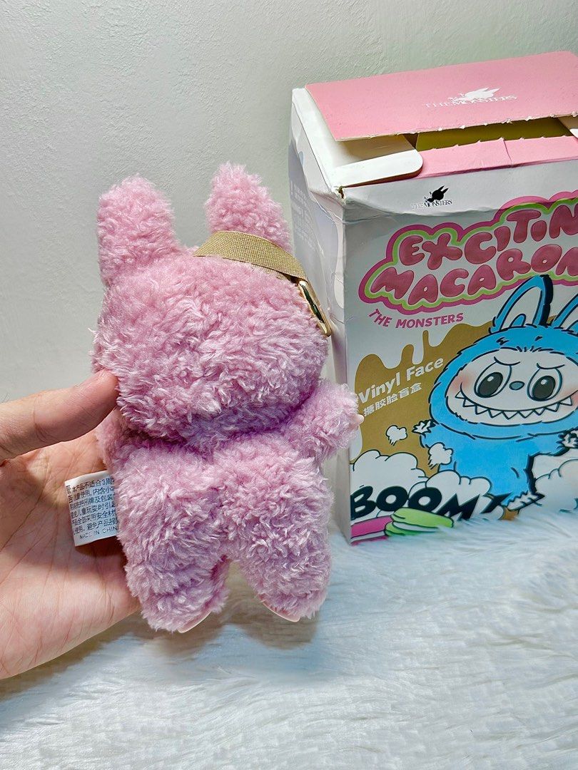 Labubu V1 macaroon Pink Lychee Berry 1:1 , Hobbies & Toys, Toys & Games ...