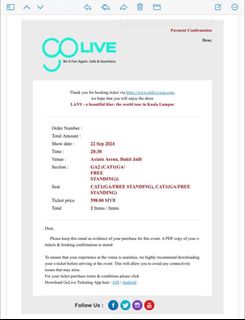 LANY - a beautiful blur: the world tour (4 tix)(Category 3), Tickets ...