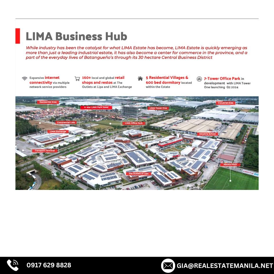 Lima Estates | Industrial Lot in Batangas by Aboitiz InfraCapital ...