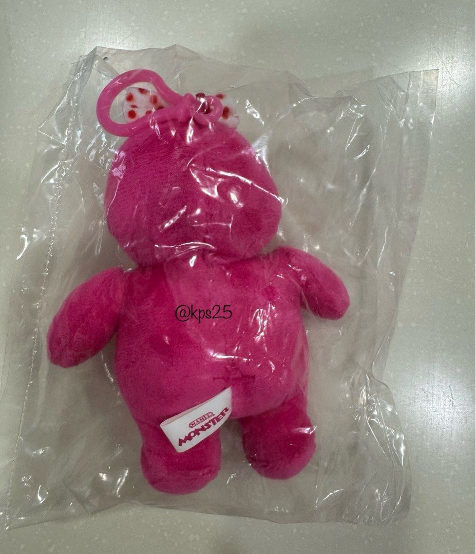 Mamee Monster Pink Plushie Keychain, Hobbies & Toys, Collectibles ...