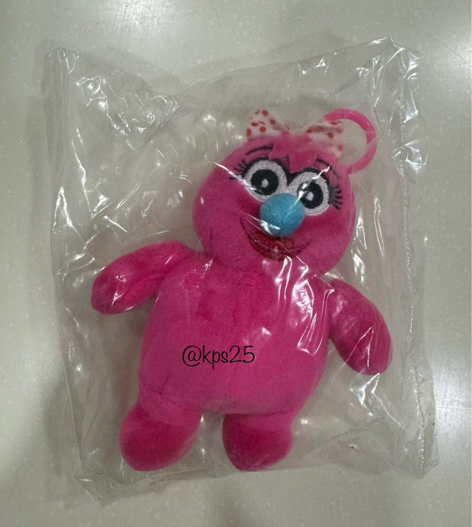 Mamee Monster Pink Plushie Keychain, Hobbies & Toys, Collectibles ...