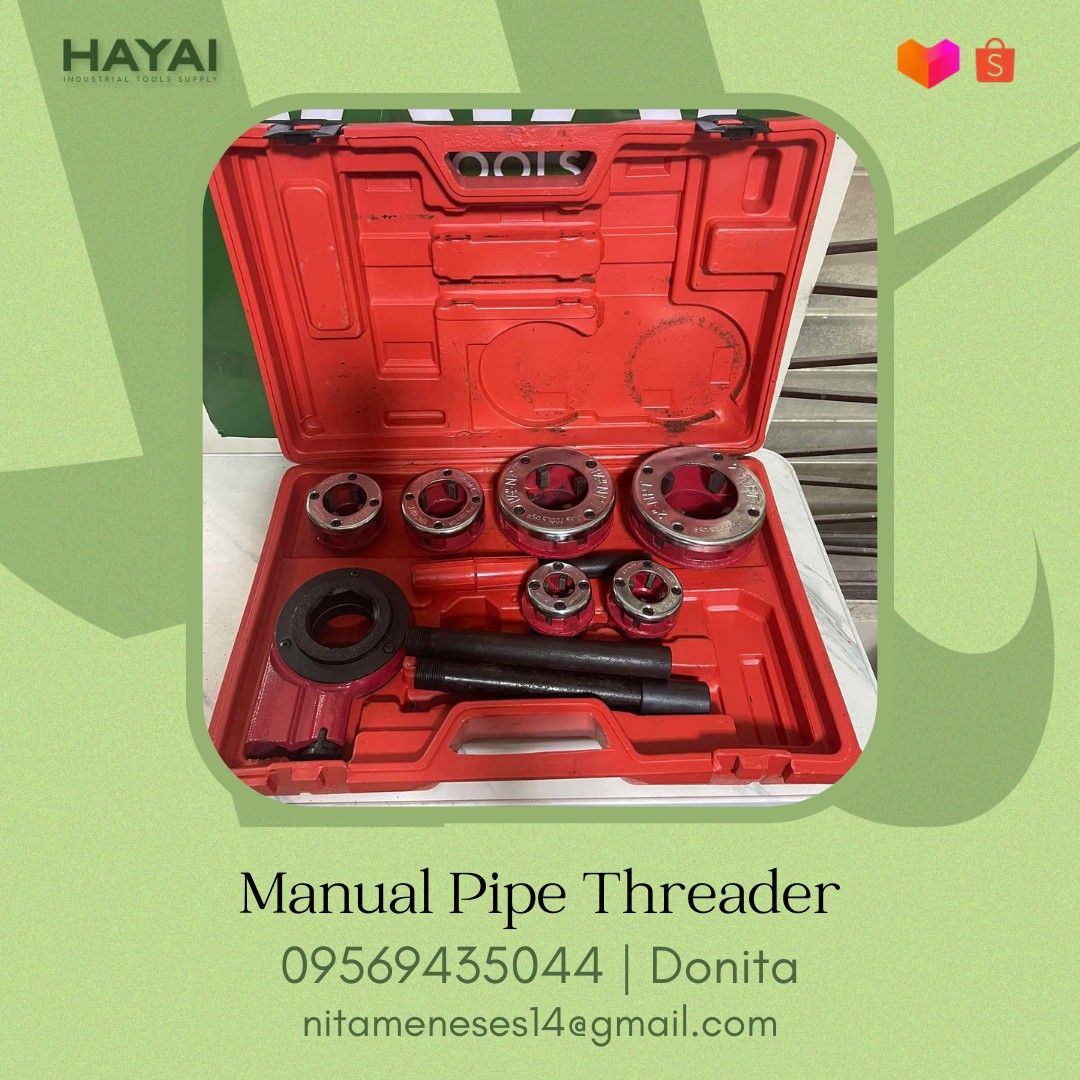 Manual Pipe Threader, Commercial & Industrial, Construction Tools ...
