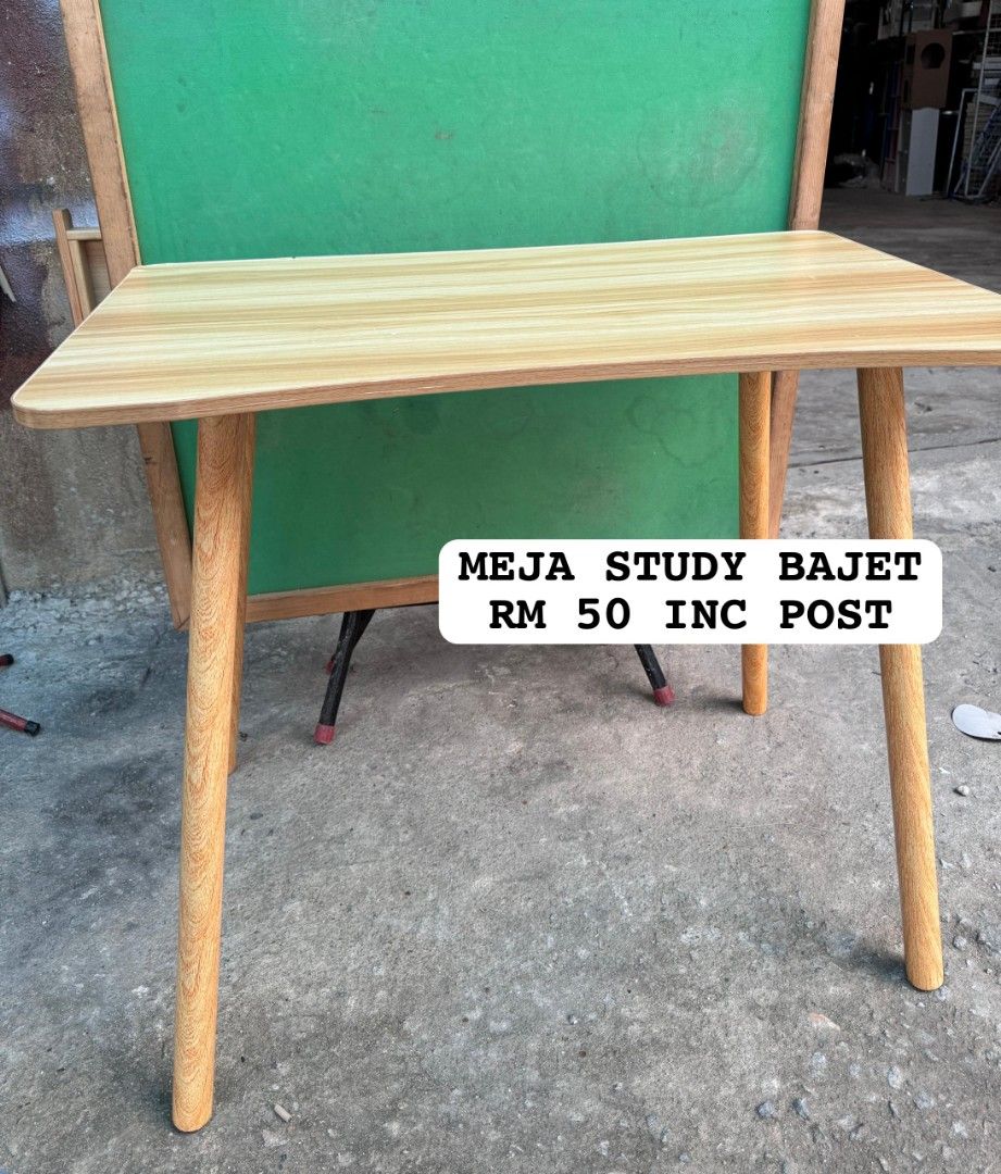 Meja Study Bajet, Furniture & Home Living, Furniture, Tables & Sets on ...