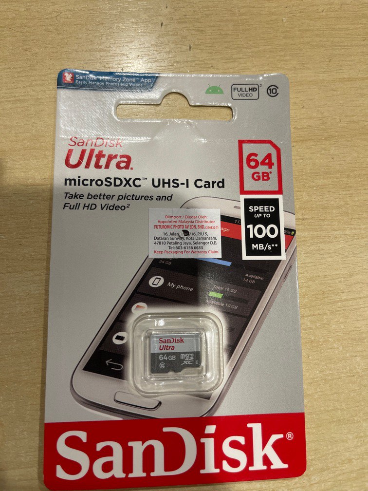 MicroSD card, Computers & Tech, Parts & Accessories, Other Accessories ...