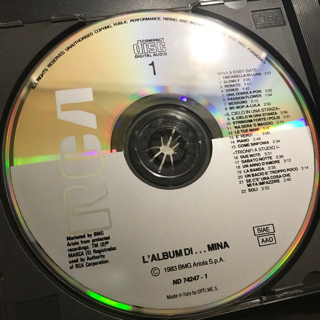 Mina l’album di (Double CD) (Box Alice), Hobbies & Toys, Music & Media, CDs & DVDs on Carousell