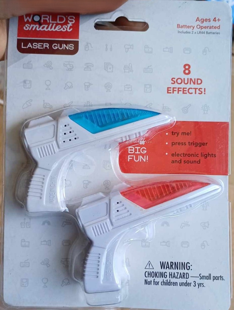 mini laser gun, Hobbies & Toys, Toys & Games on Carousell