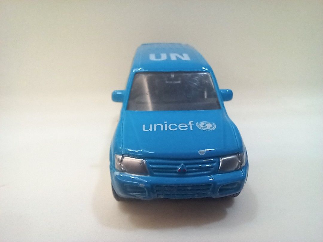 Mitsubishi Pajero UN Unicef Welly Diecast Car Super Rare, Hobbies ...