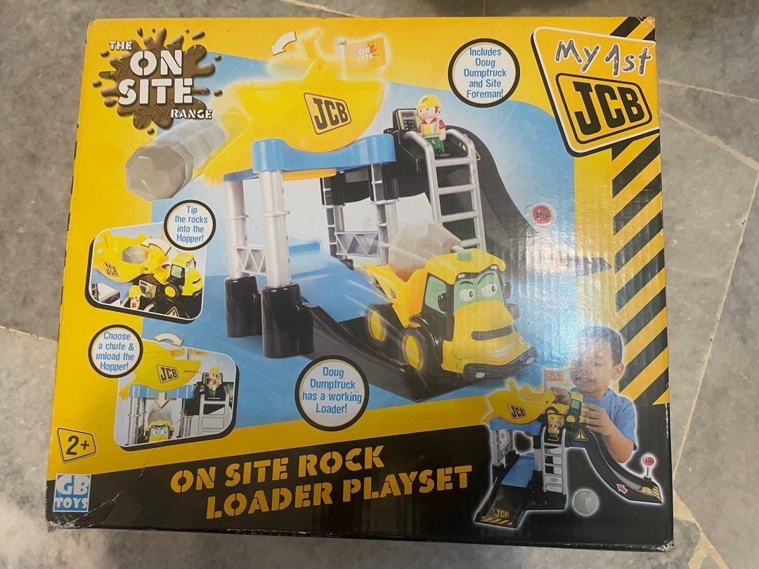 My 1st JCB on site Rock Loader Playset with Truck, Hobbies & Toys, Toys ...
