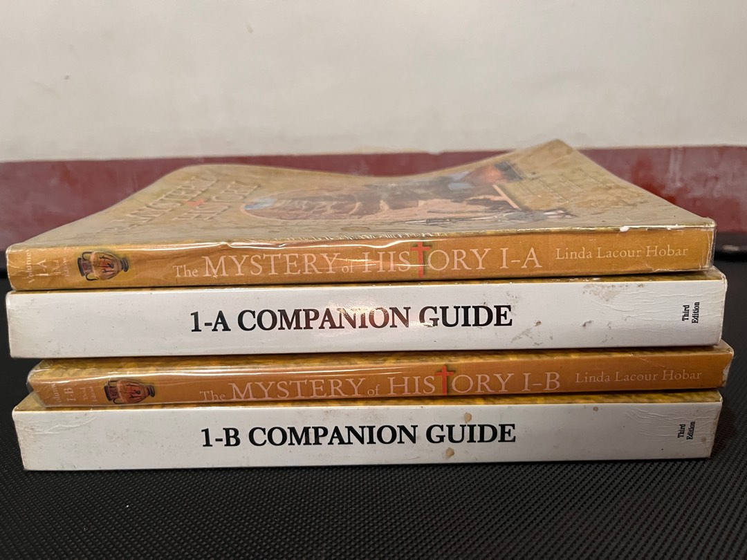 Mystery of History 1A and 1B with companion guide and MOH book1and2 old ...