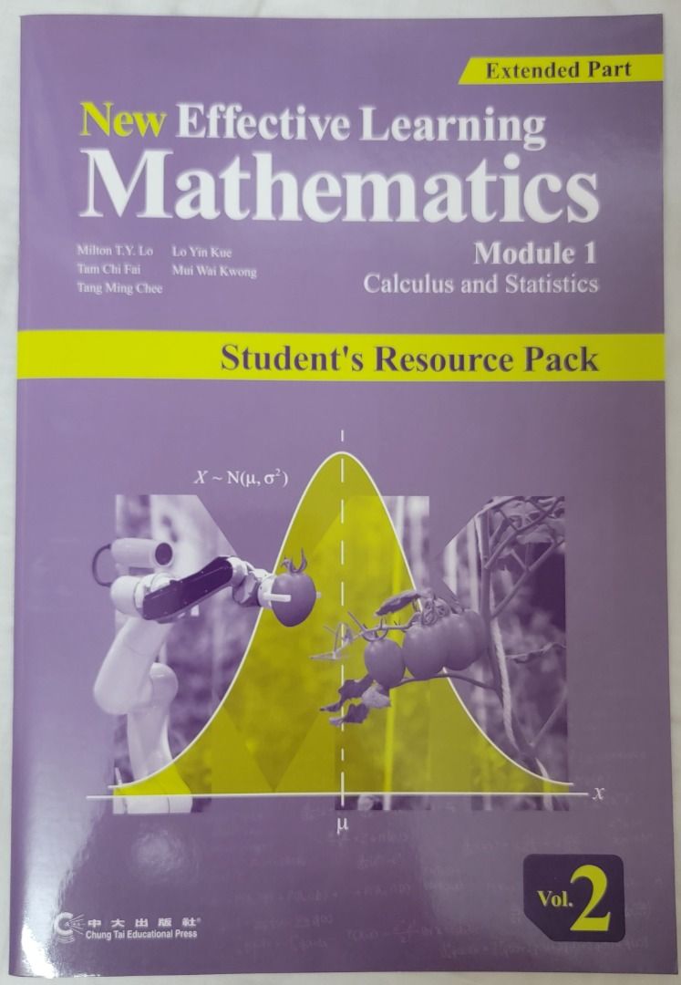 New Effective Learning Mathematics Module 1 Calculus and Statistics Vol ...