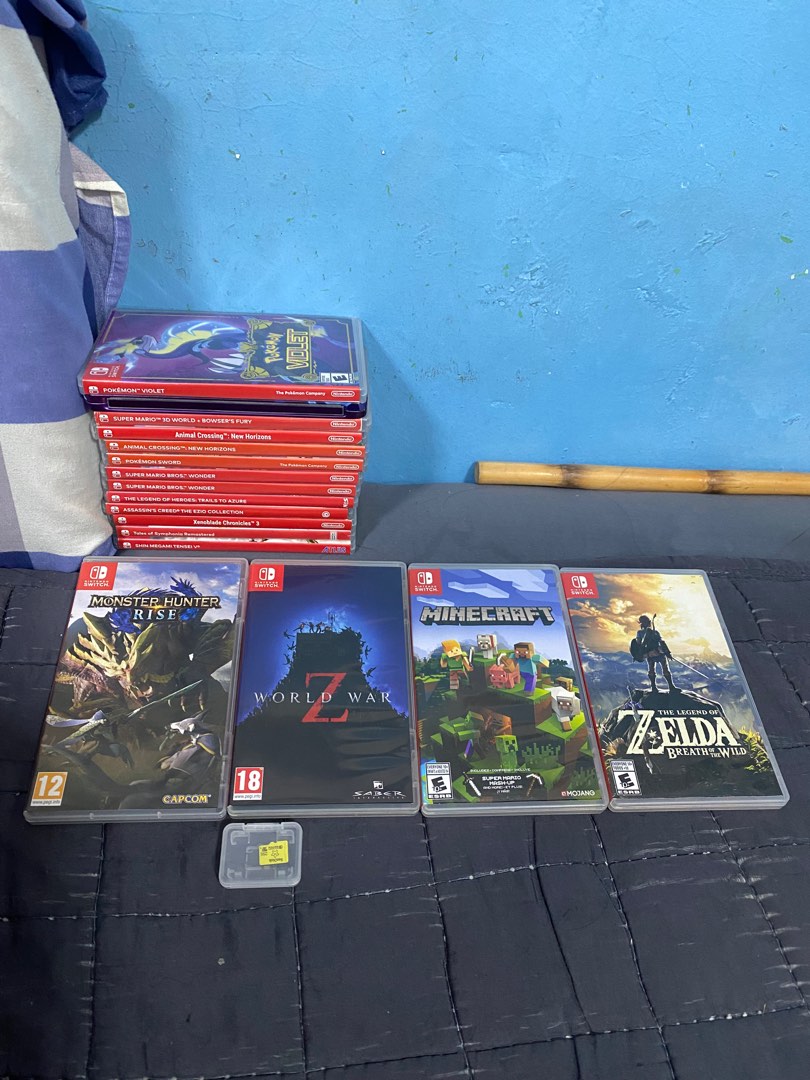 Nintendo Switch Games & Memory Card, Video Gaming, Video Games ...