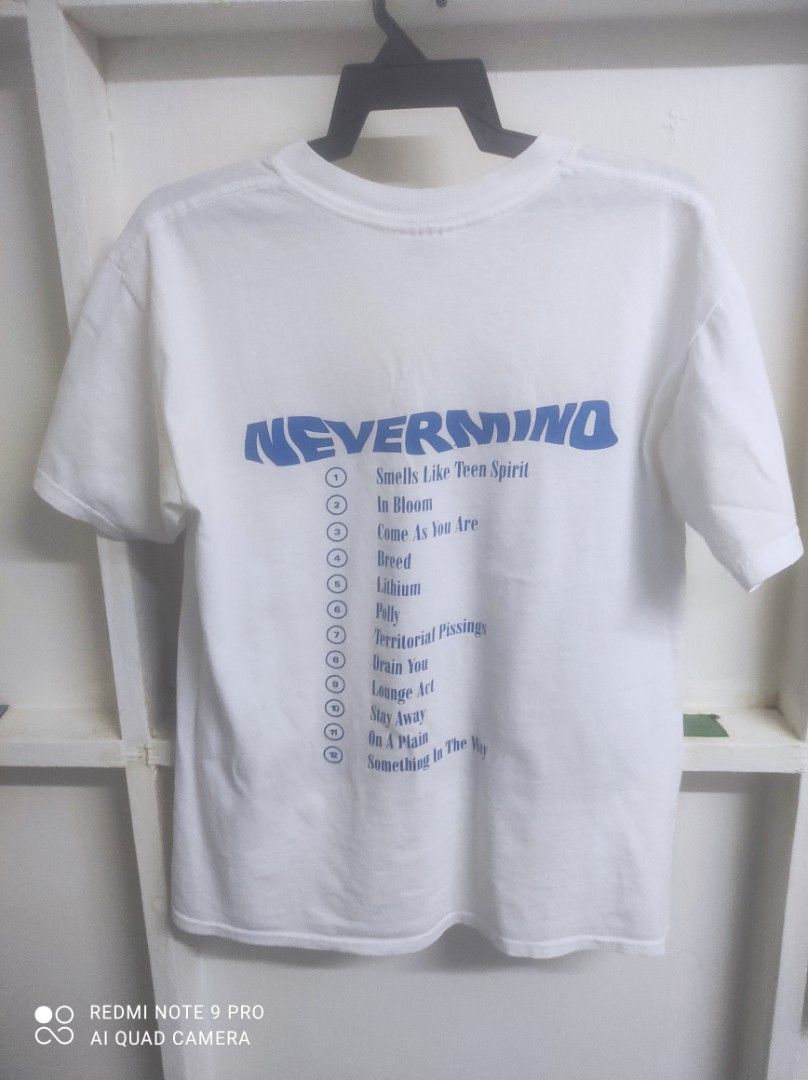 Nirvana nevermind reproduction, Men's Fashion, Activewear on Carousell
