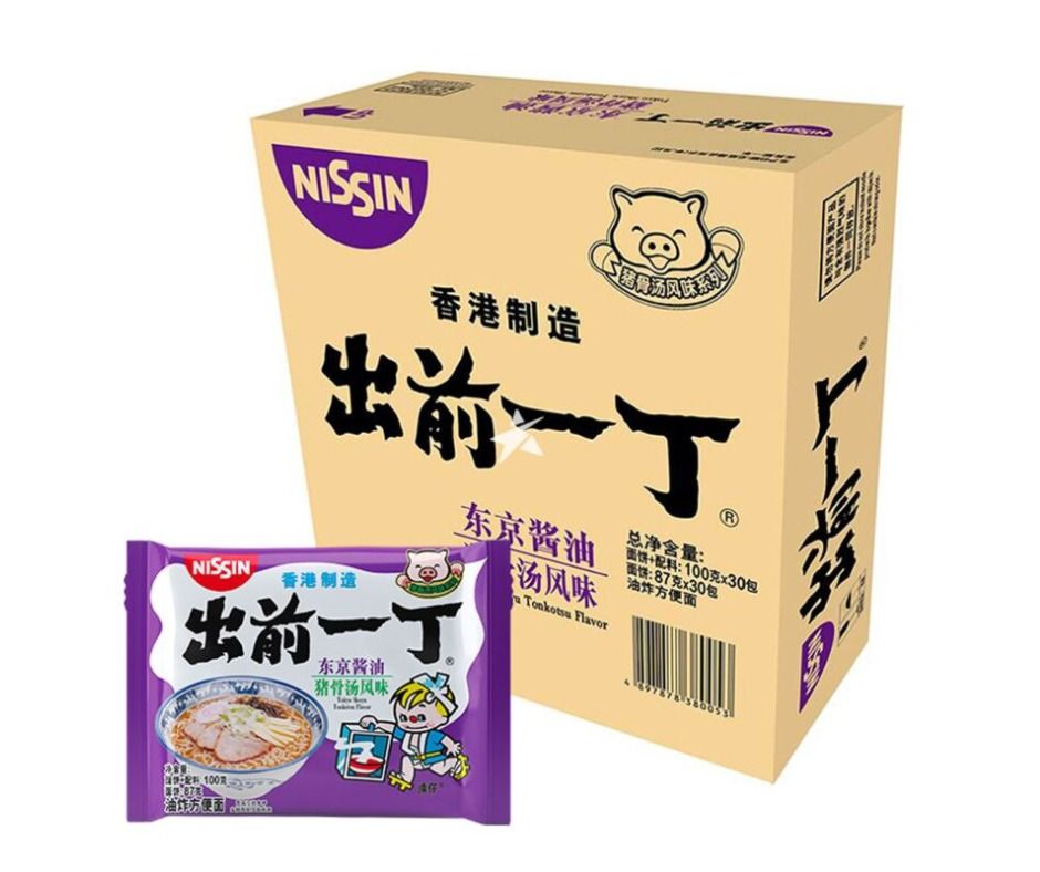 Nissin Demae Ramen Tokyo Shoyu Tonkotsu Flavour 100g Set of 5pcs, Food & Drinks, Rice & Noodles ...