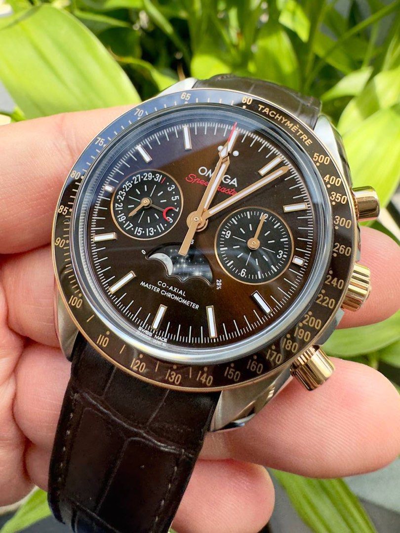 Omega Speedmaster Chronograph Moonphase, Luxury, Watches on Carousell