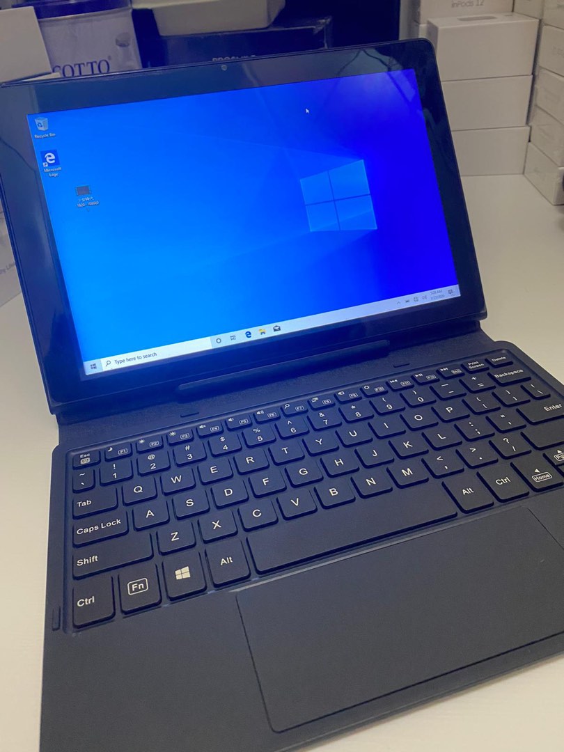 onn.10.1" 2-in-1 Windows Tablet with Keyboard, 64GB Storage, 4GB RAM ...