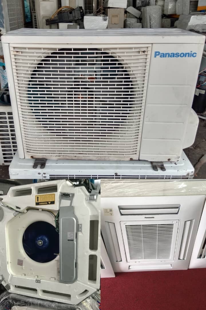 Panasonic Ceiling Cassette Aircond 2.5hp AN030, TV & Home Appliances ...
