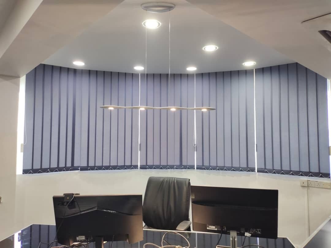 PASANG LANGSIR JENIS MENEGAK l install vertical blind curtain ...