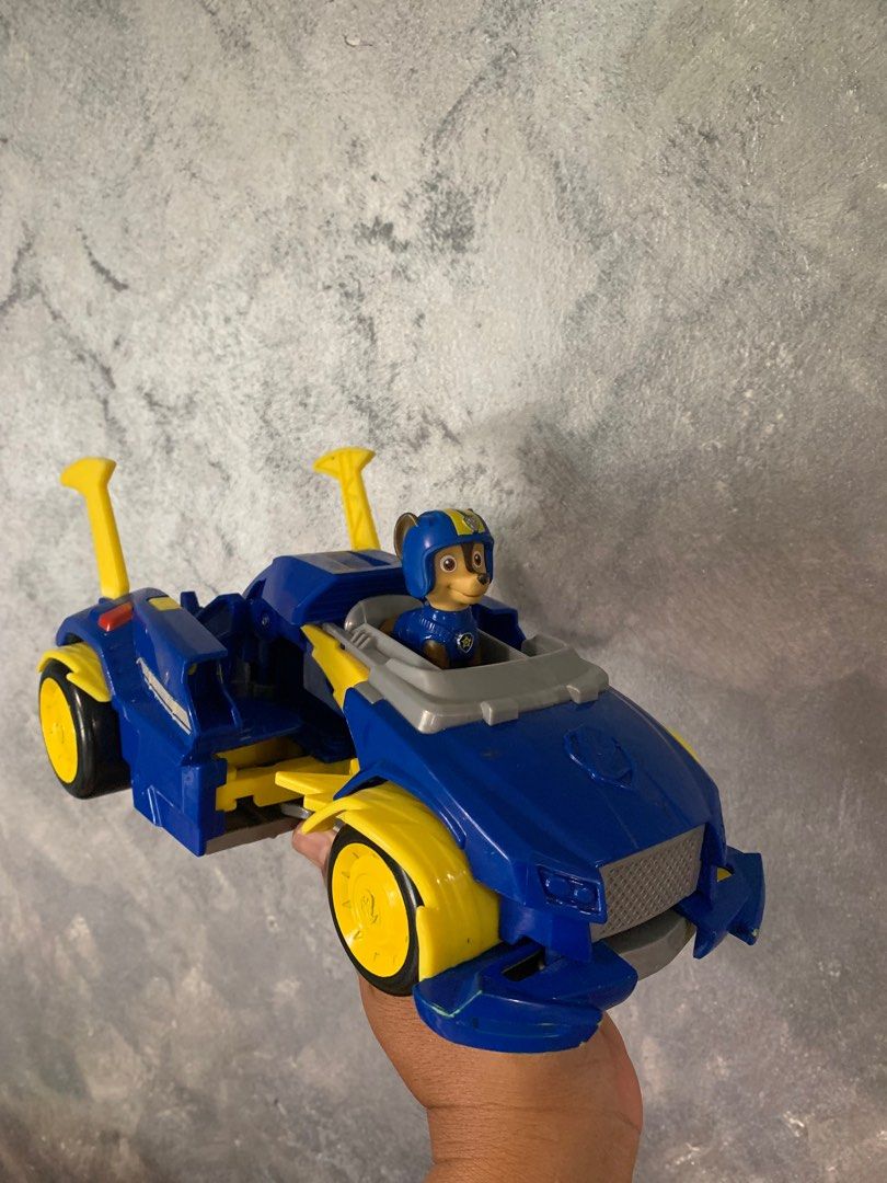 Paw patrol Chase Racing Car, Hobbies & Toys, Toys & Games on Carousell